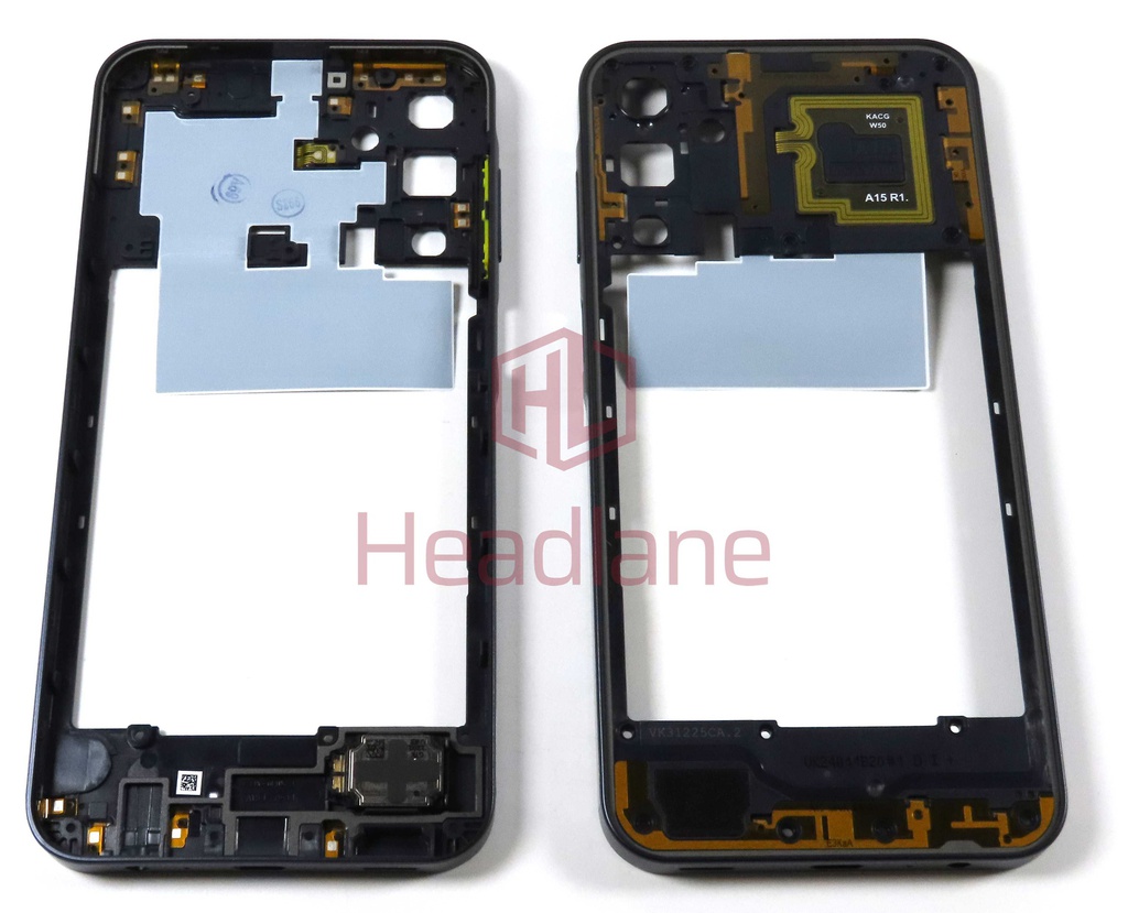 Samsung SM-A156 Galaxy A15 5G Middle Cover / Chassis - Black - GH82-33641A